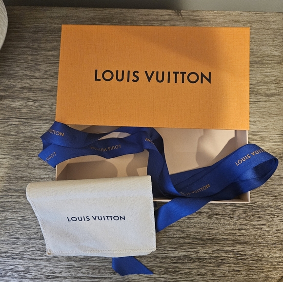 Louis Vuitton | Other | Louis Vuitton Gift Box With Blue Ribbon And ...
